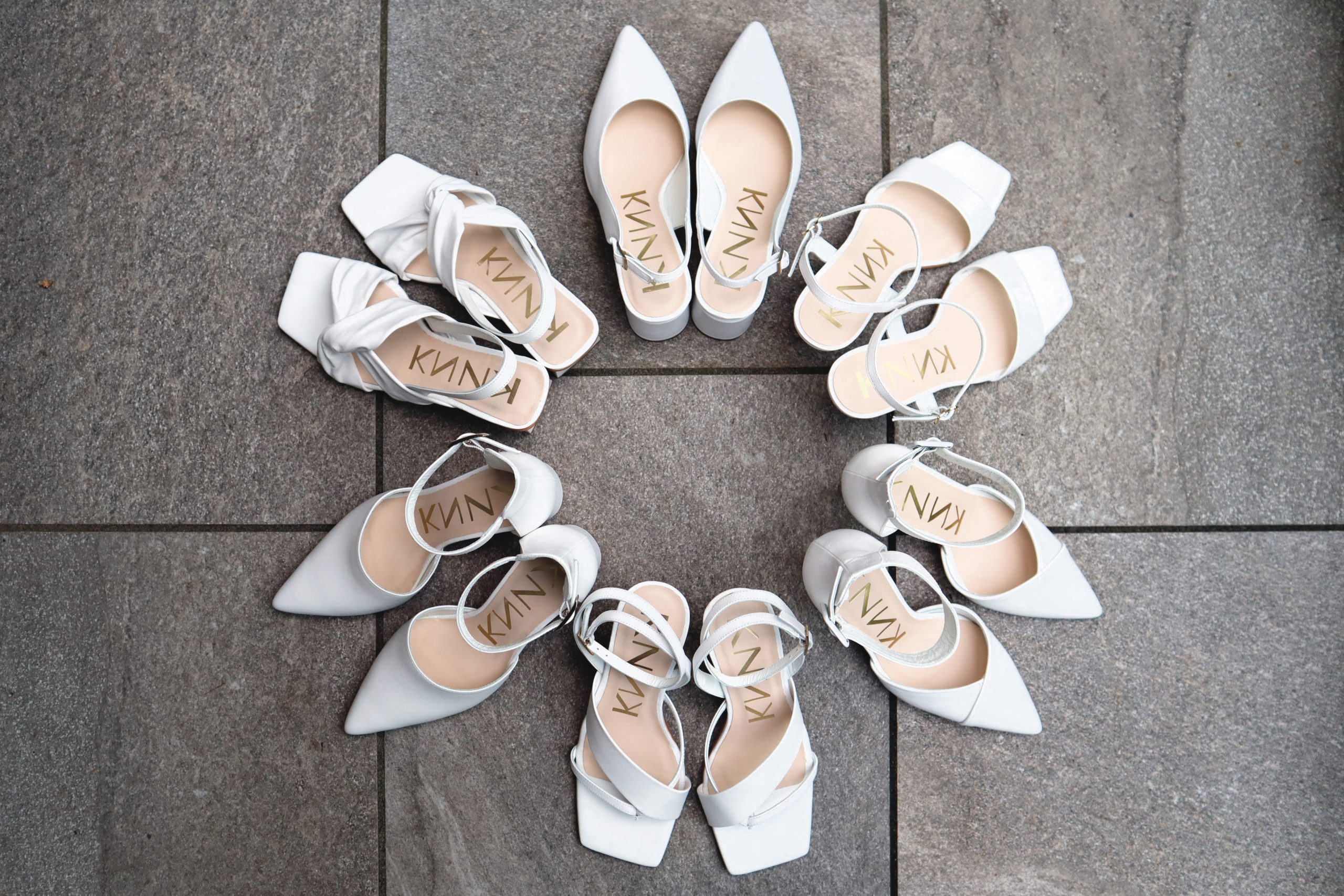 Premium Bridal Shoes - KNNK-Studio, an exclusive wedding brand.